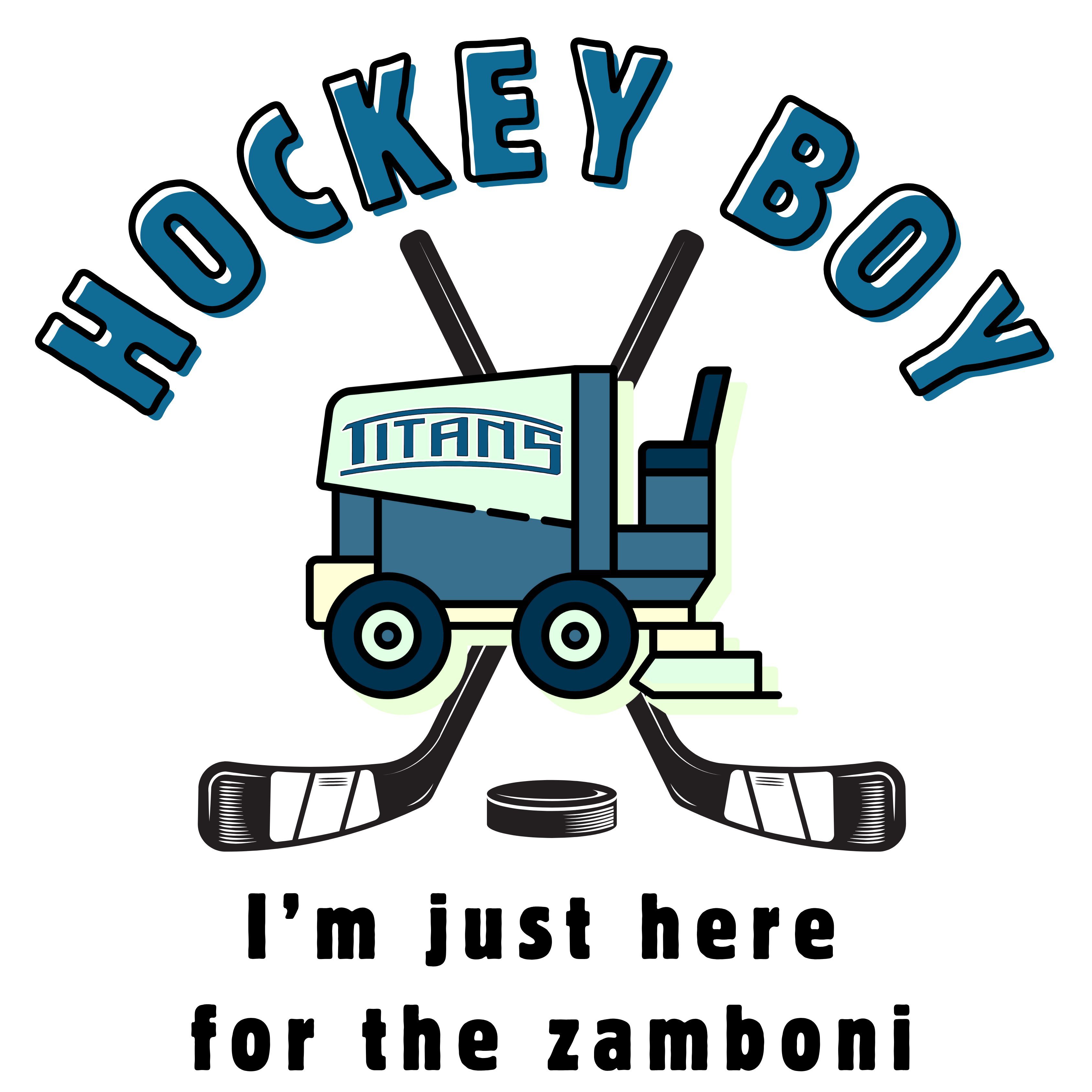 Just Here for the Zamboni – Spark Designs