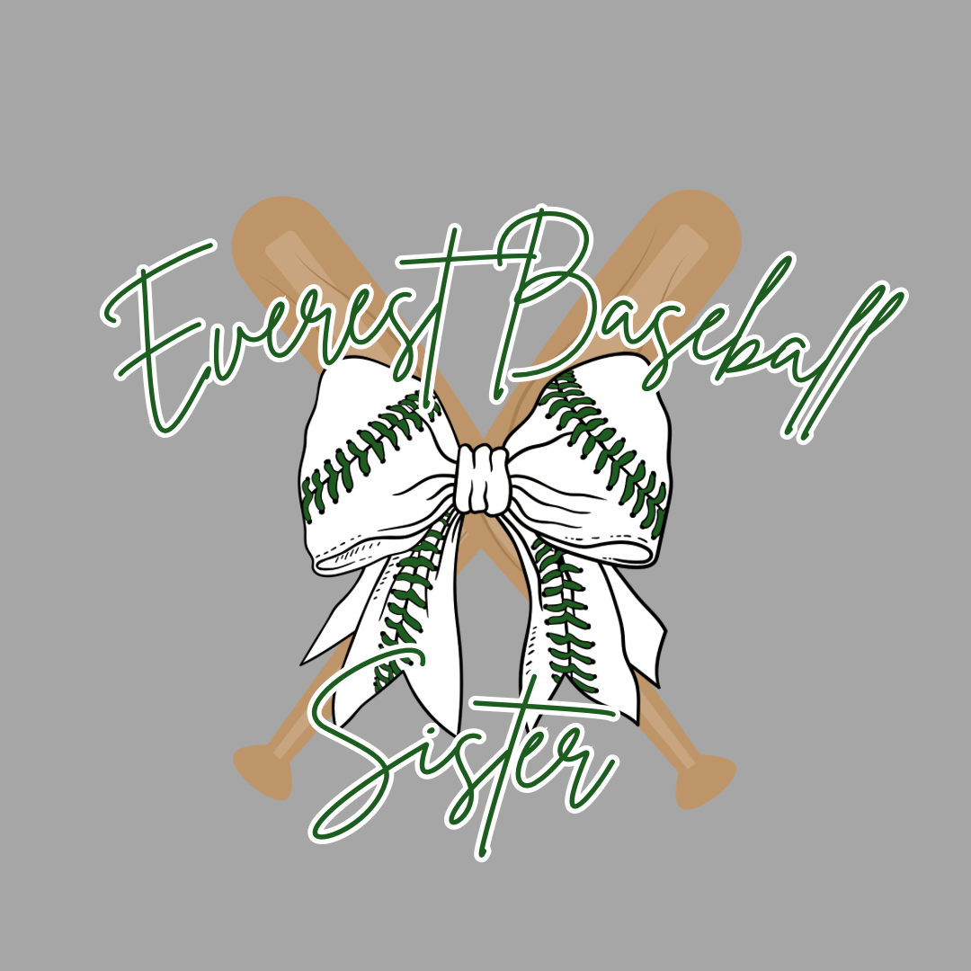 Everest Baseball Sister Bats abd Bow – Spark Designs