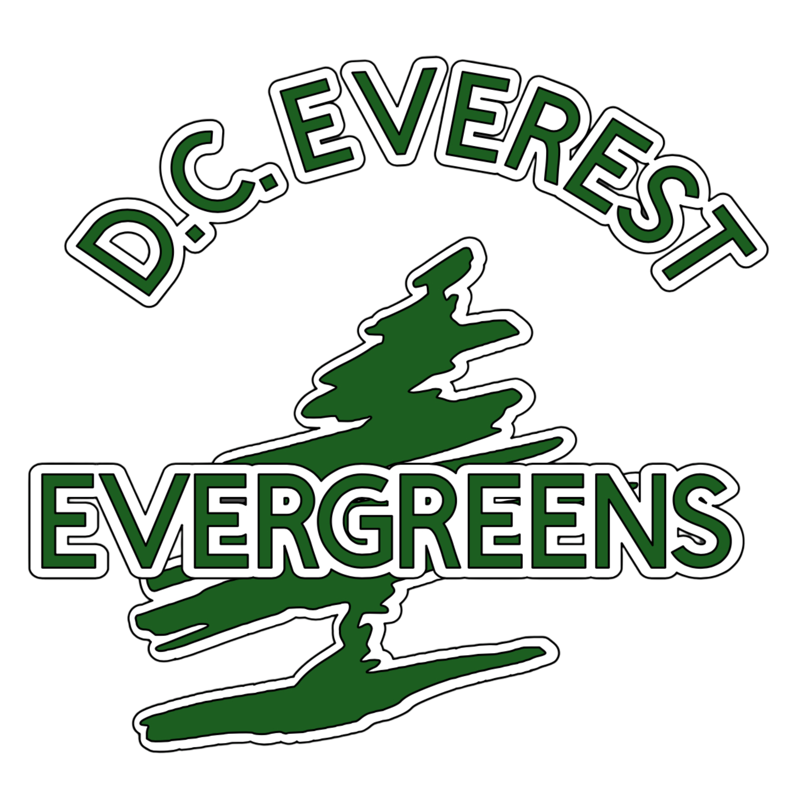 D.C. Everest Evergreens Green – Spark Designs
