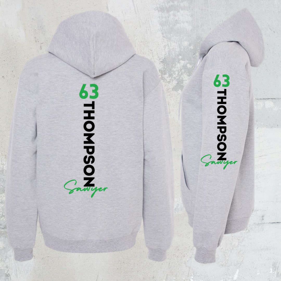 Vertical Name and Number Personalization – Spark Designs